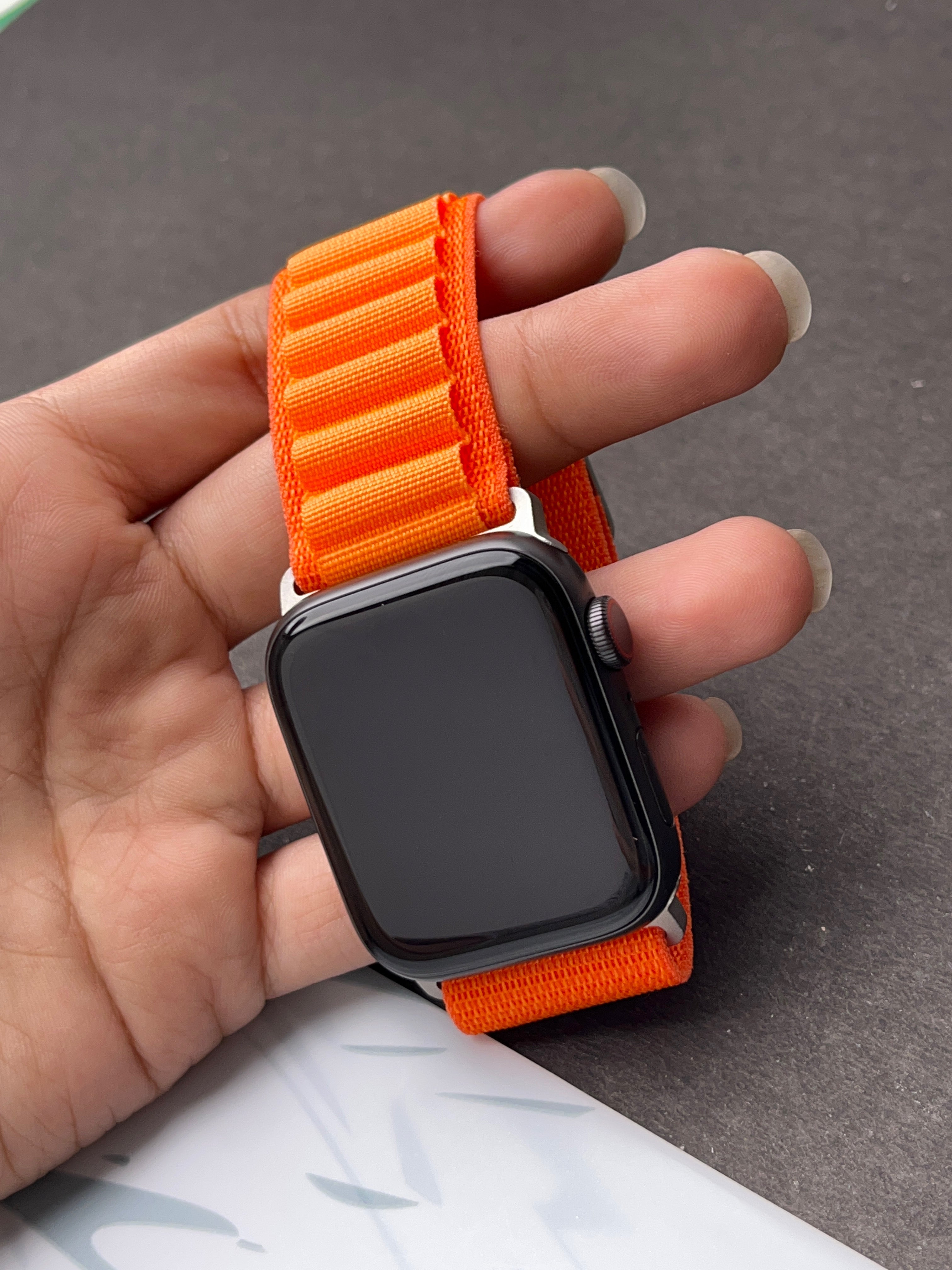 Alpine Loop Orange Strap for Apple Watch - GenZ – GenZ Lifestyle