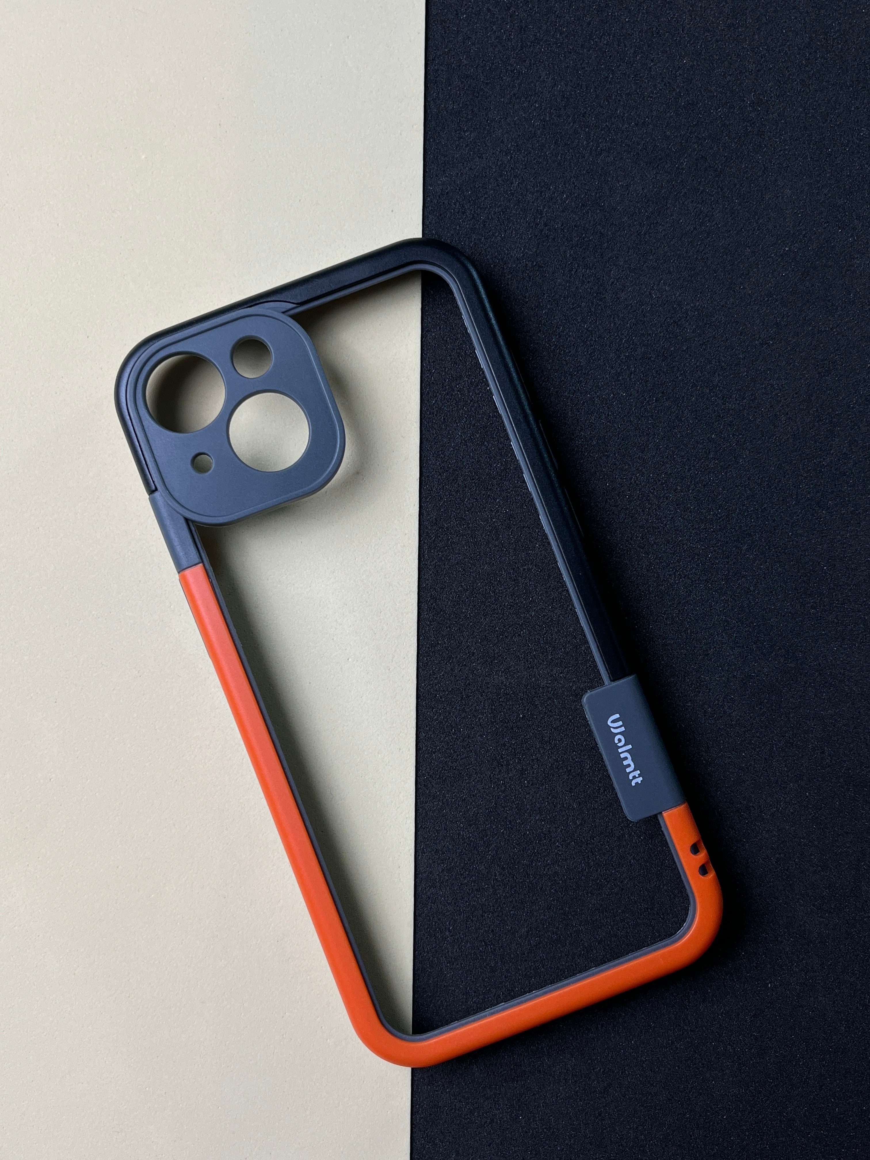 Walnut Orange Black Bumper ring for iPhone - GenZ