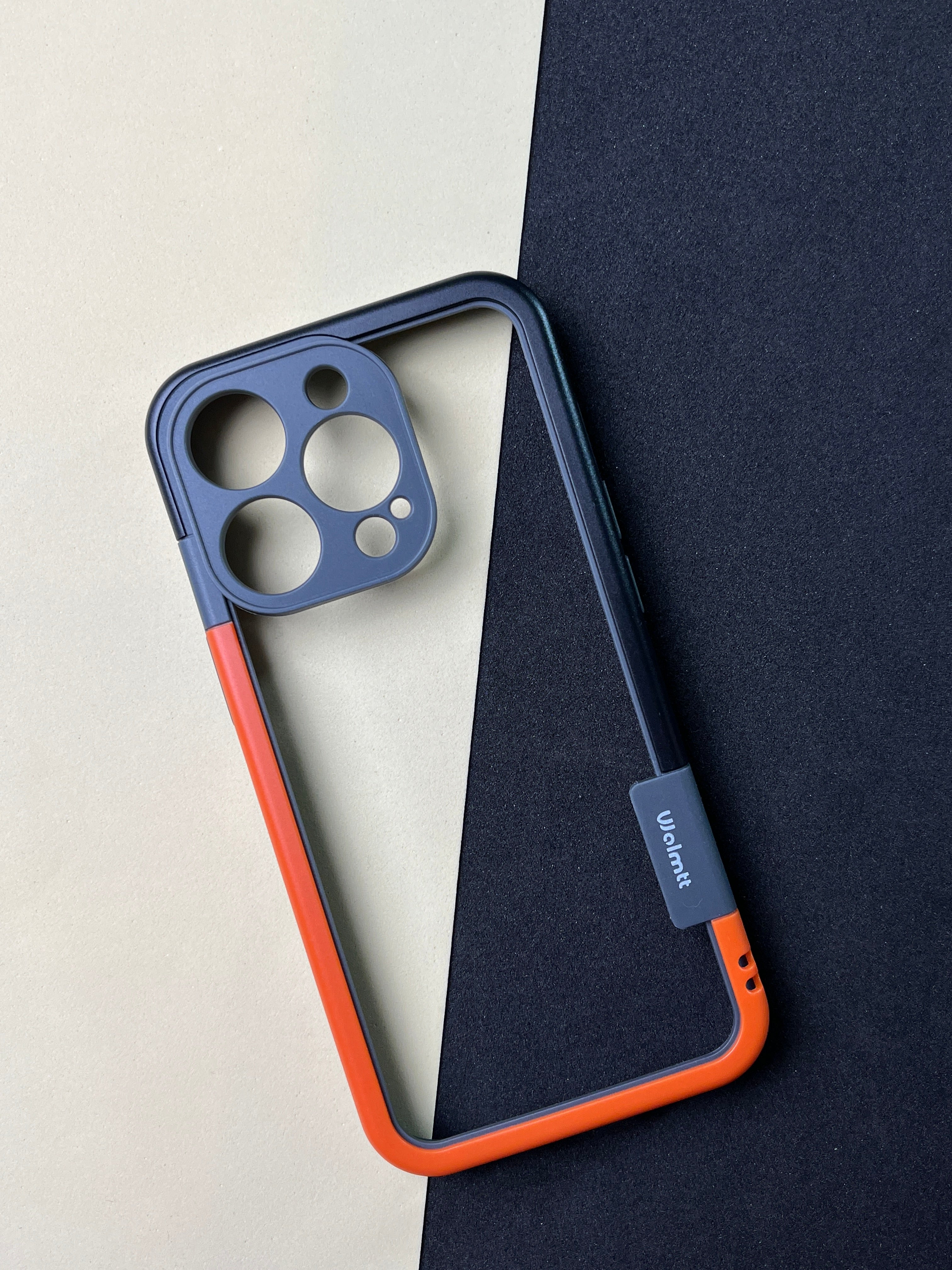 Walnut Orange Black Bumper ring for iPhone - GenZ